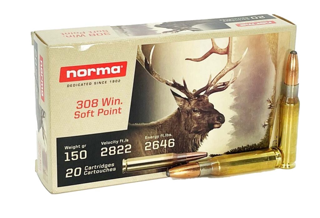 Norma 308 Win 150 grain Soft Point Elk (20 Rounds) – Warrior Ammunition