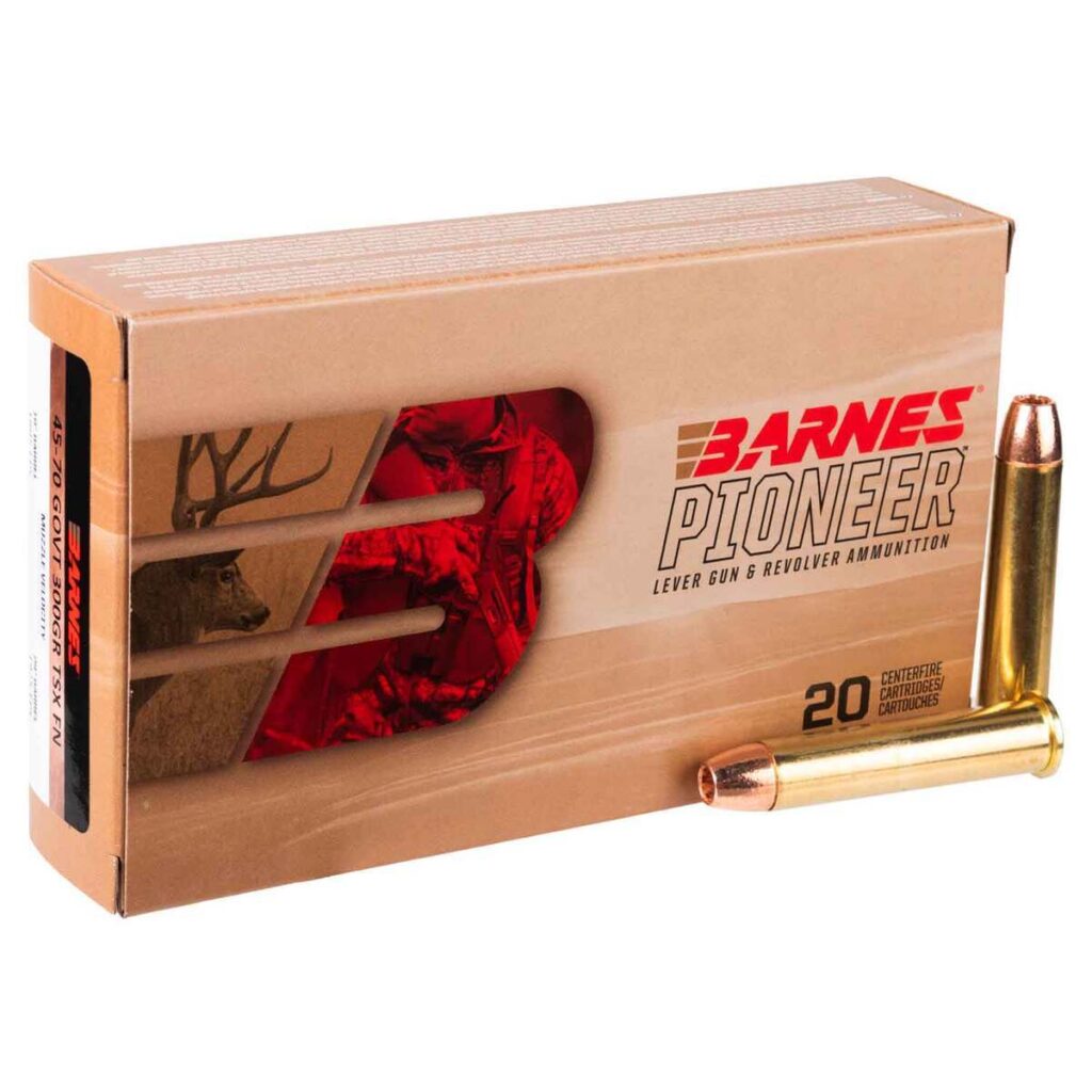 Barnes Pioneer 45-70 GOV’T 300 grain TSX FN (20 rd box) – Warrior ...