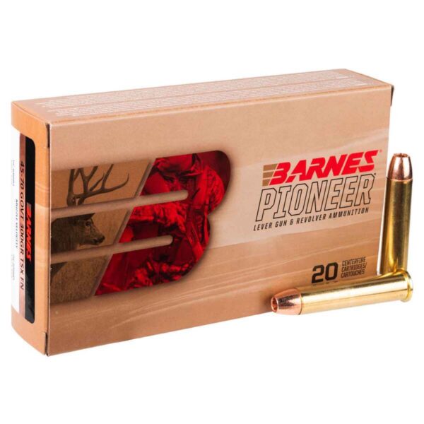 Barnes Pioneer 45-70 GOV’T 300 grain TSX FN (20 rd box) – Warrior ...